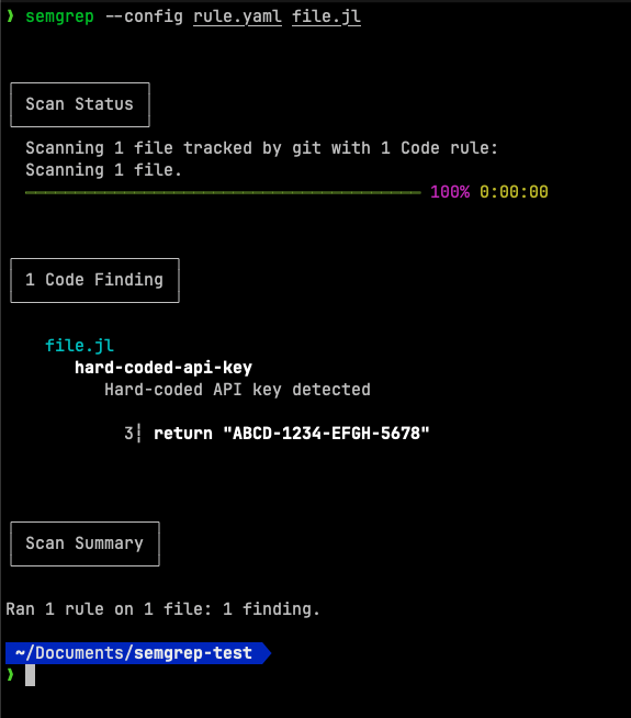 Static Code Analysis With Juliahub Scanning With Semgrep